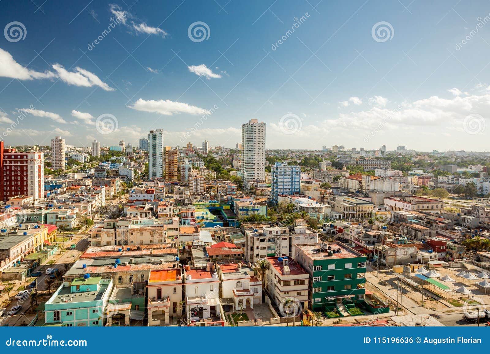 Havana Buildings. Aerial View Stock Photo - Image of latin, landmark ...