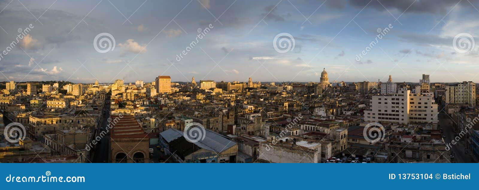 Havana panorama stock photo. Image of skyline, havana - 13753104