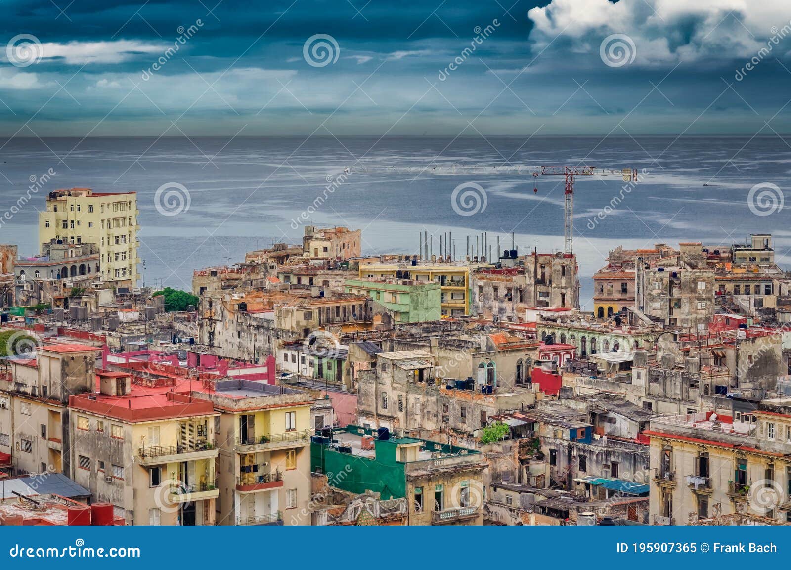 Havana Panorama of the City, Cuba Stock Image - Image of building ...