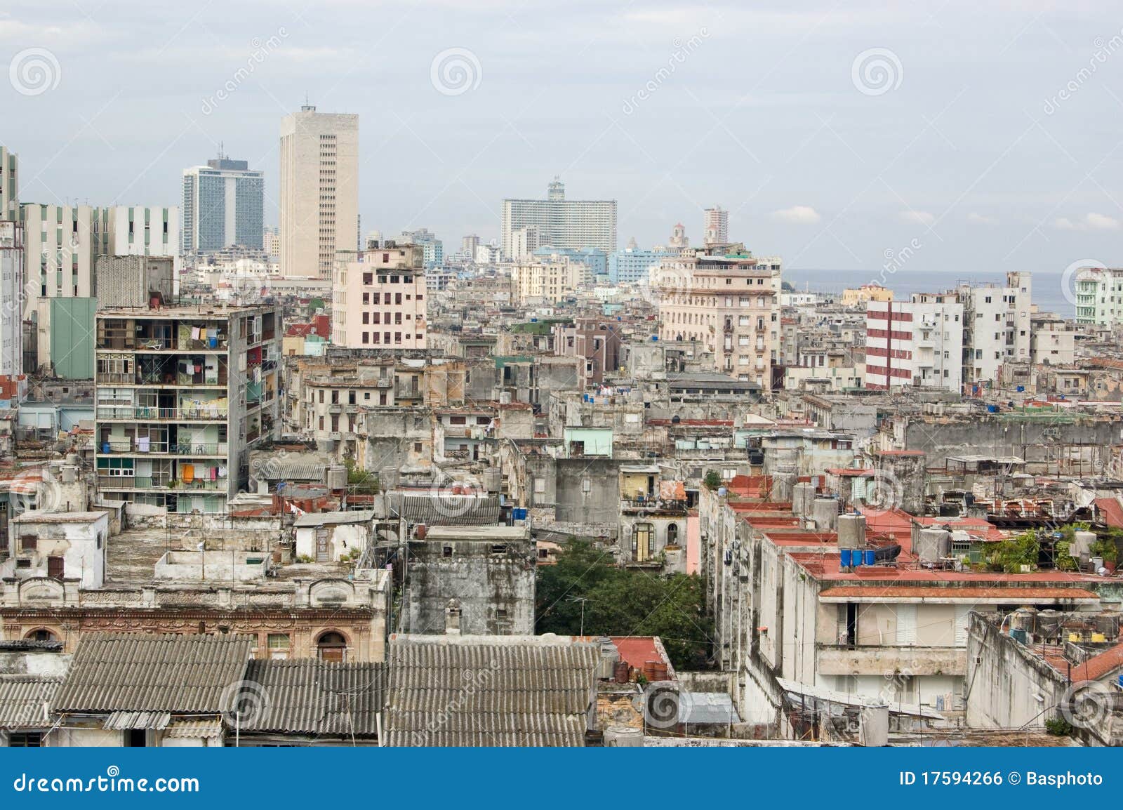 Havana rooftops, Cuba stock photo. Image of flats, outdoors - 17594266