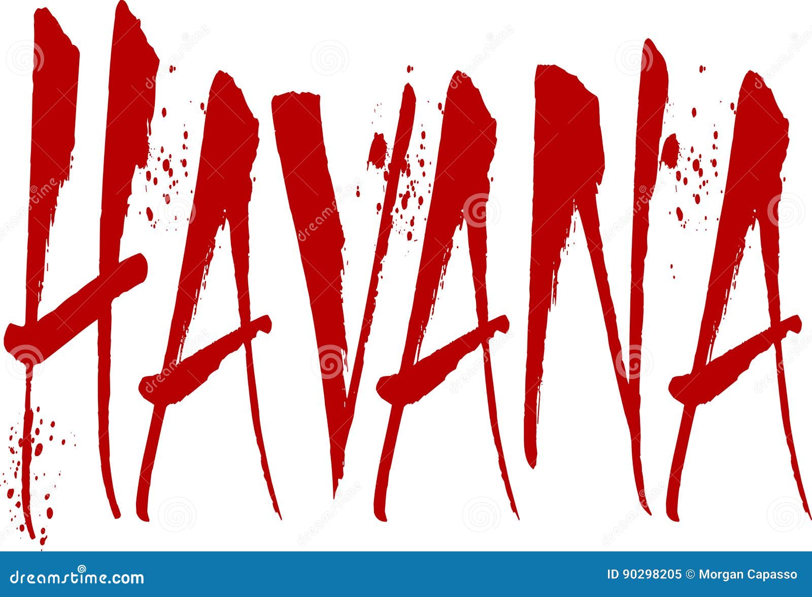 Havana Text Sign Illustration Stock Vector - Illustration of culture ...