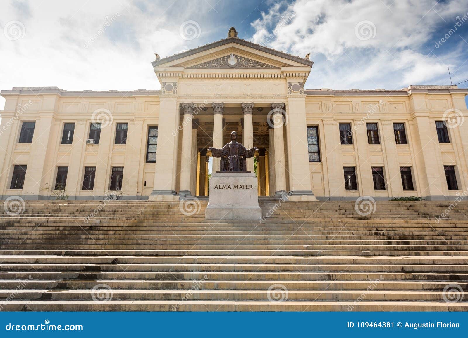 Havana university stock image. Image of cuban, stairway - 109464381