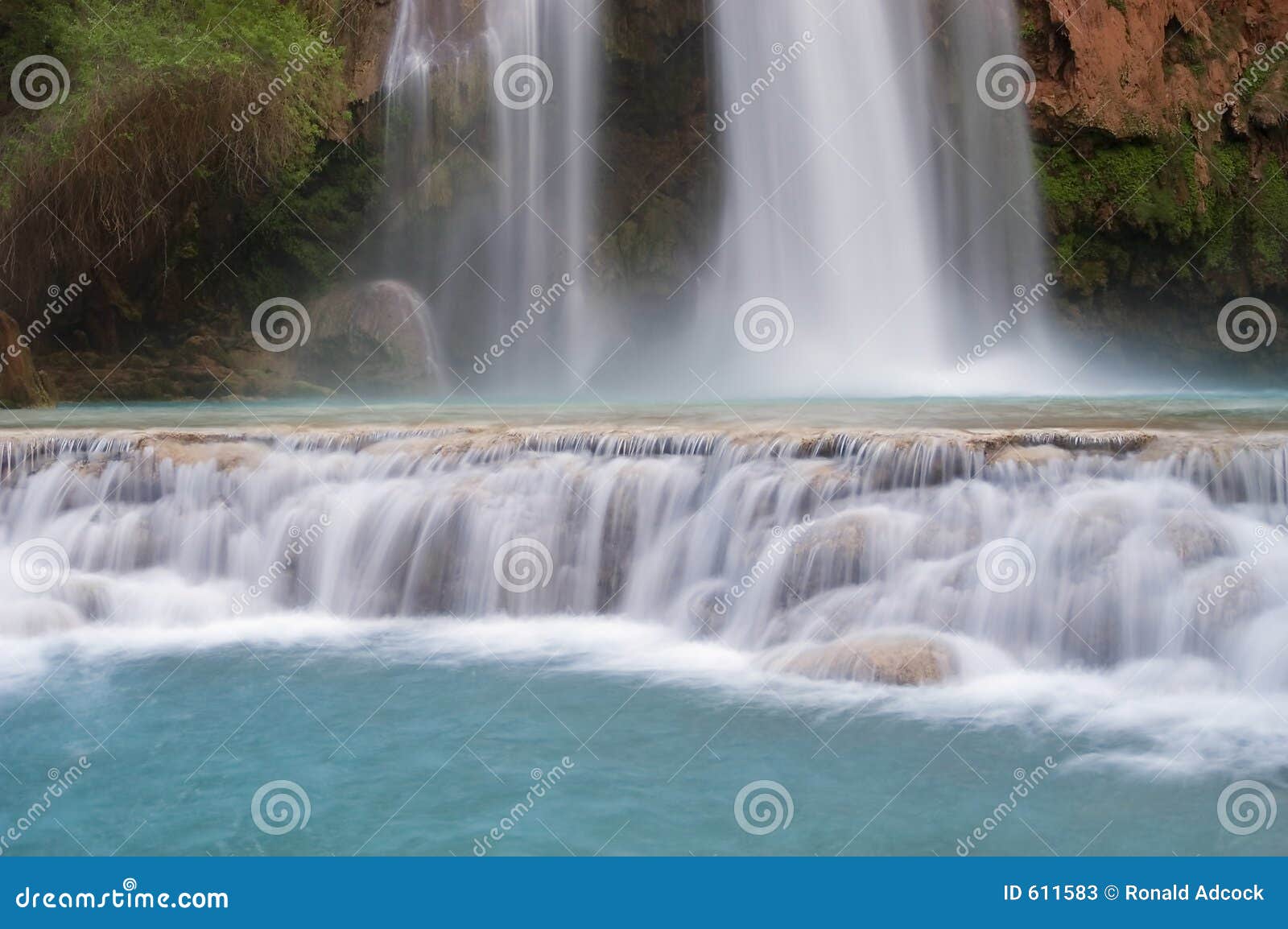 Havasu Falls Travertine Cascades Photos - Free & Royalty-Free Stock ...