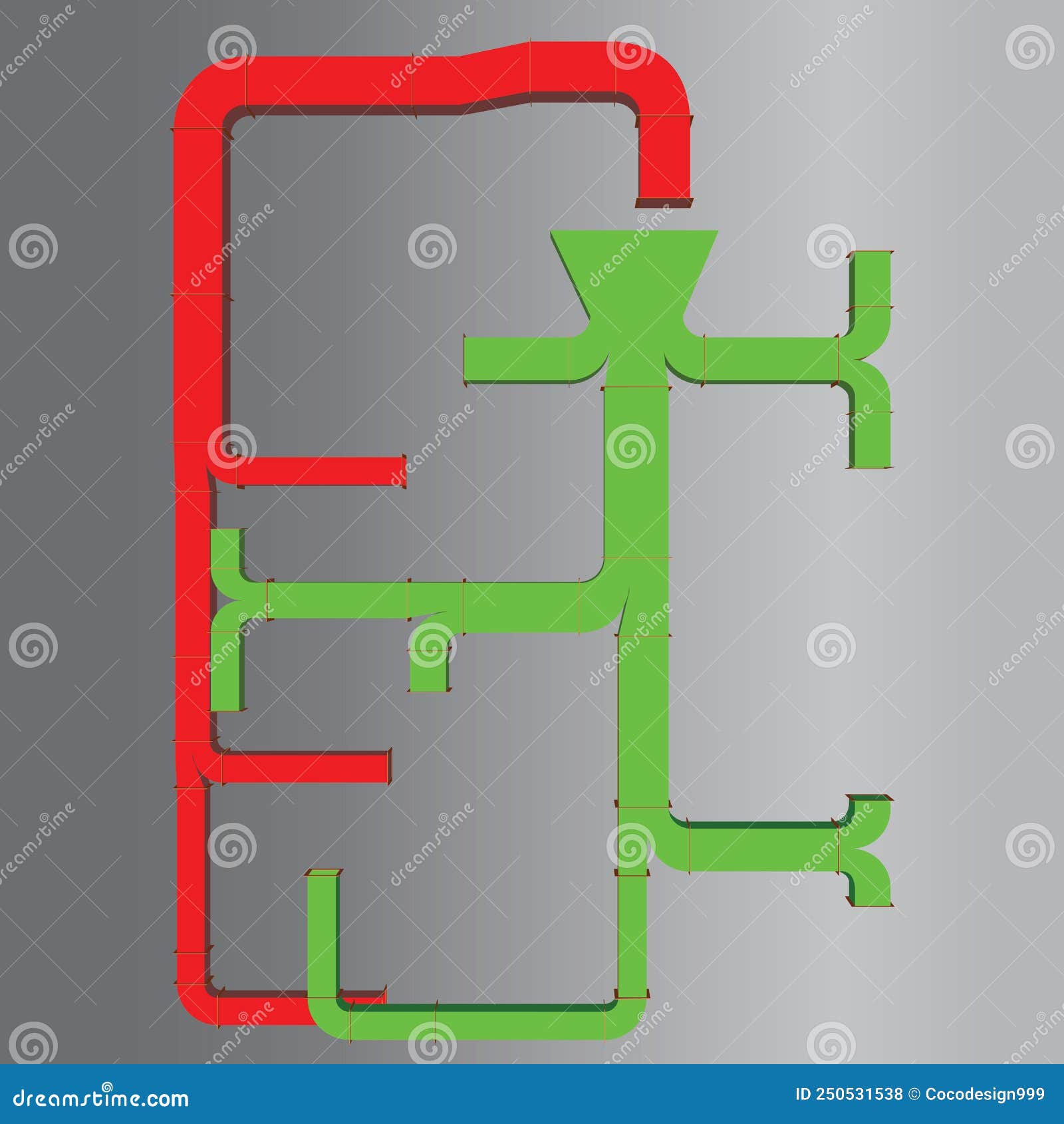 Havc Air System Vector Design Stock Illustration - Illustration of ...