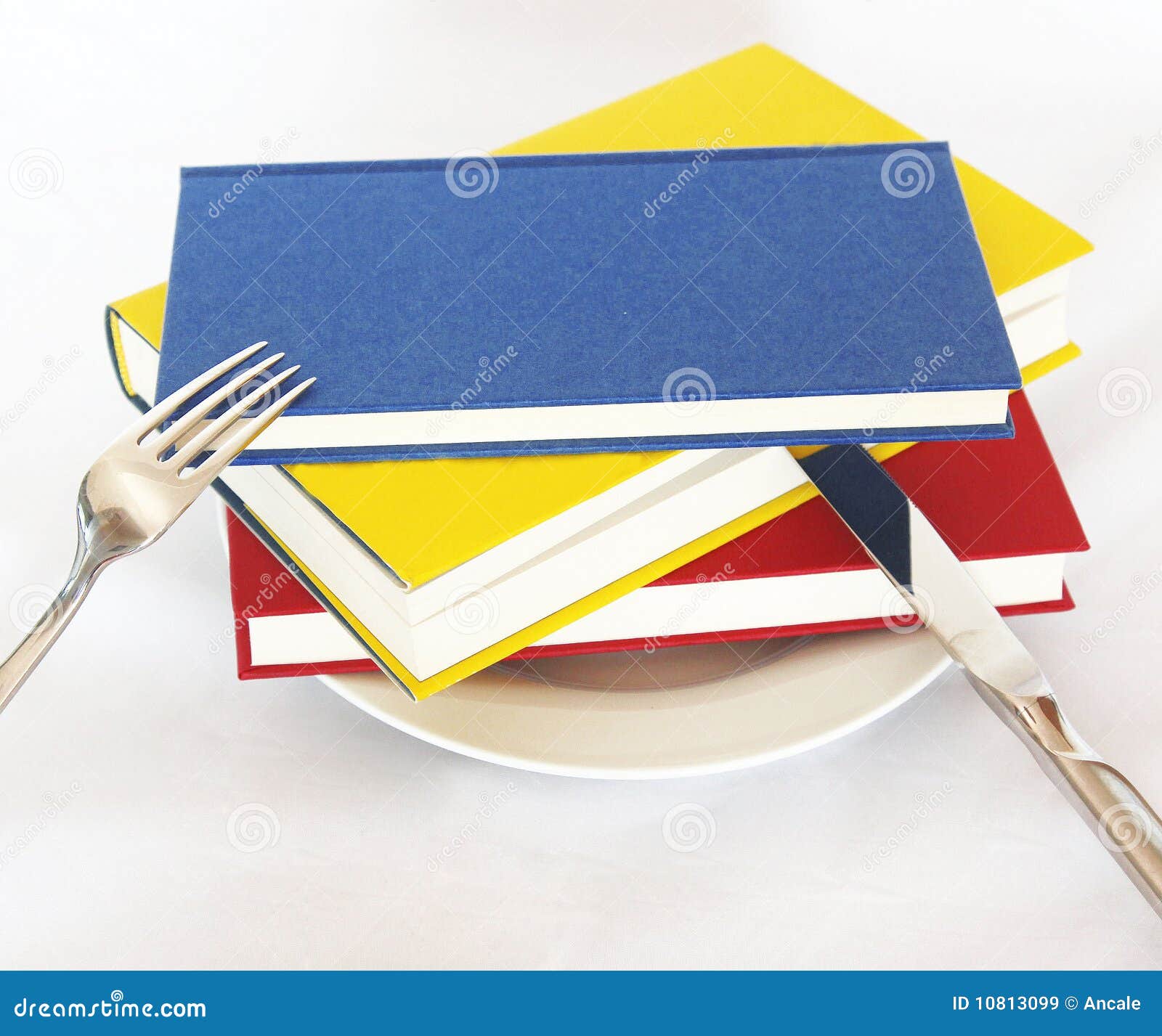 Have a book for breakfast stock image. Image of paper - 10813099