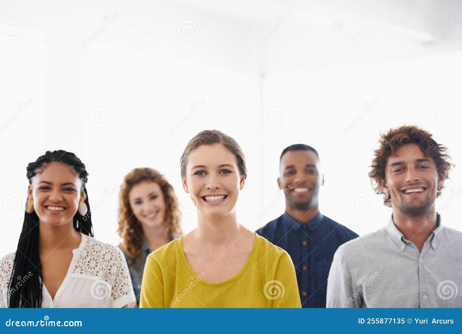 They Have a Bright Future Ahead of Them. a Group of Work Colleagues ...