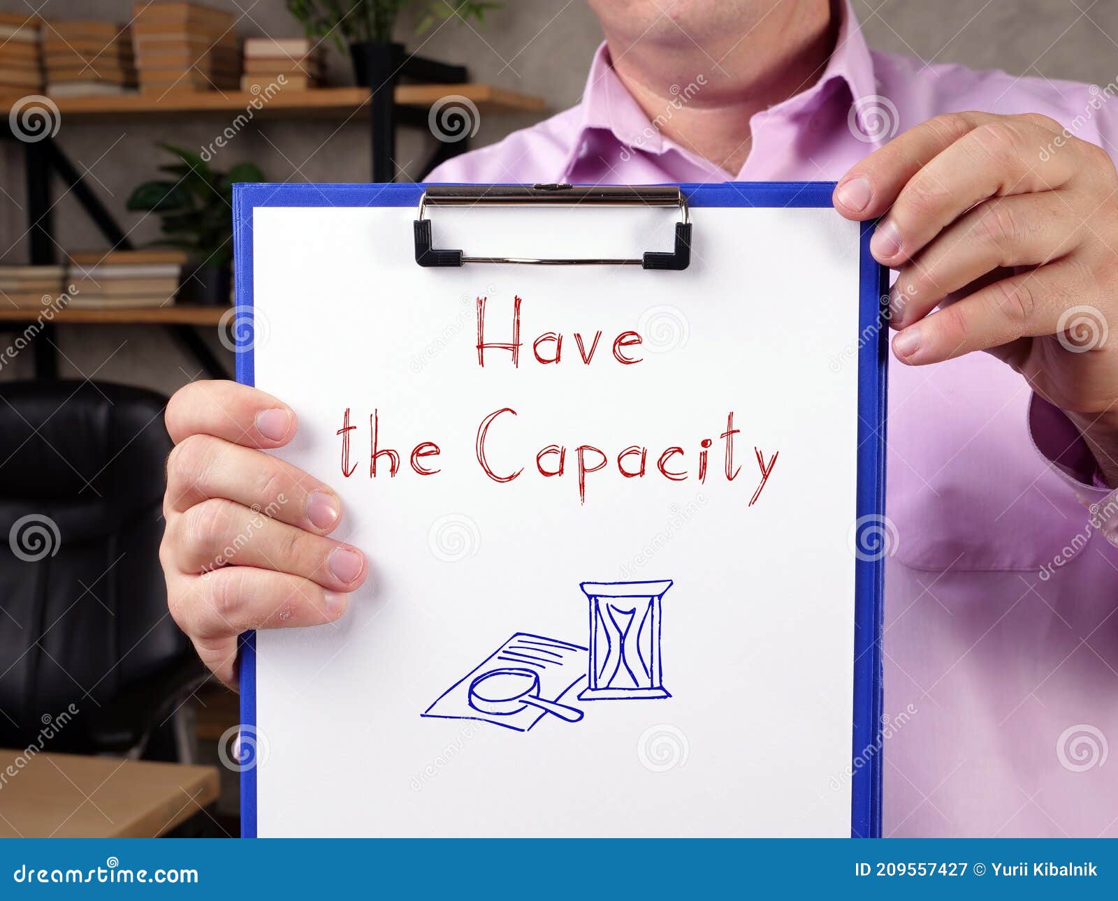 Have the Capacity Phrase on the Piece of Paper Stock Image - Image of ...