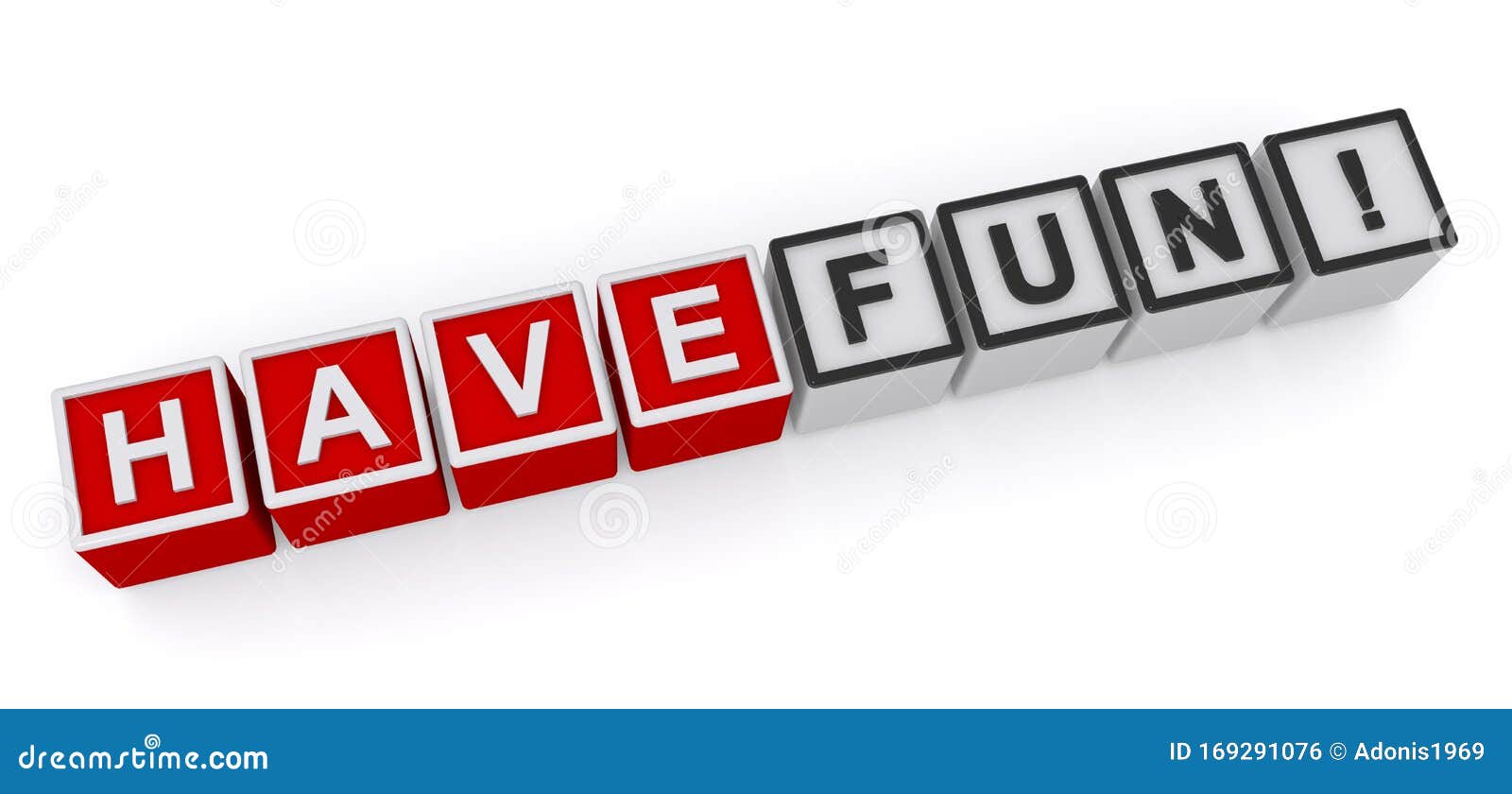 Have fun on white stock photo. Image of white, participation - 169291076