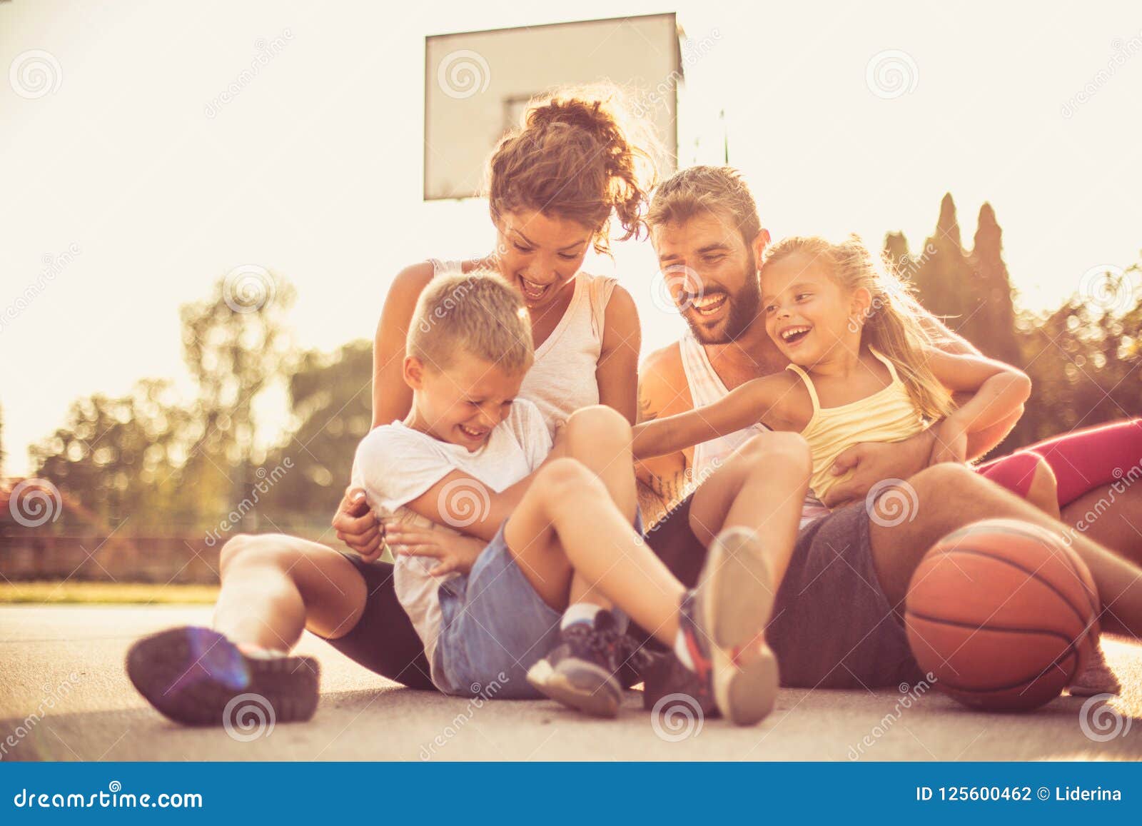 Have Fun with Your Children. Stock Photo - Image of child, break: 125600462