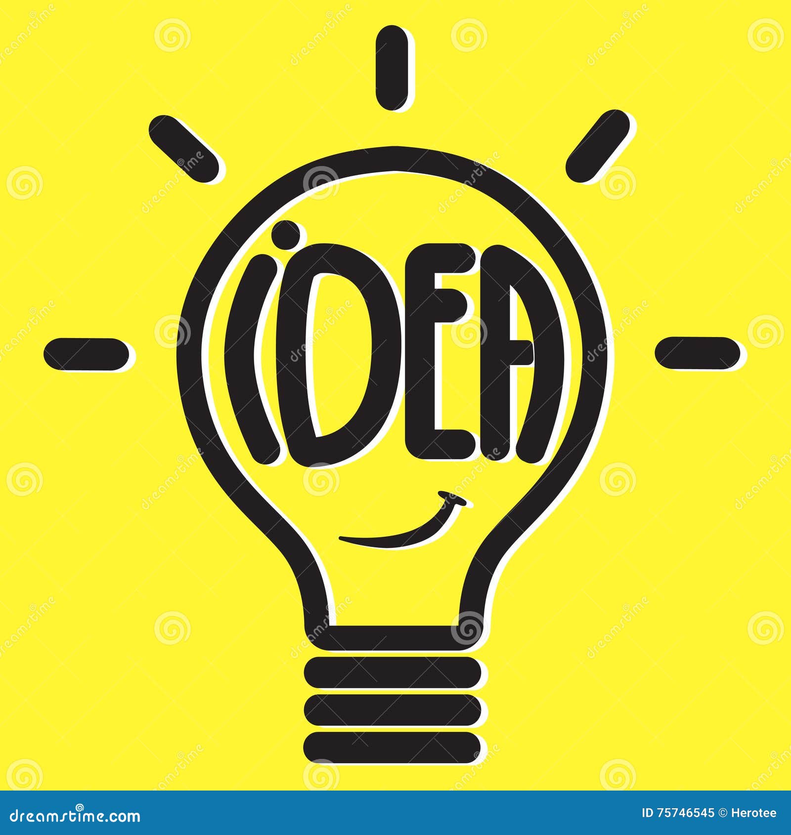 Have a good idea stock vector. Illustration of icon, idea - 75746545
