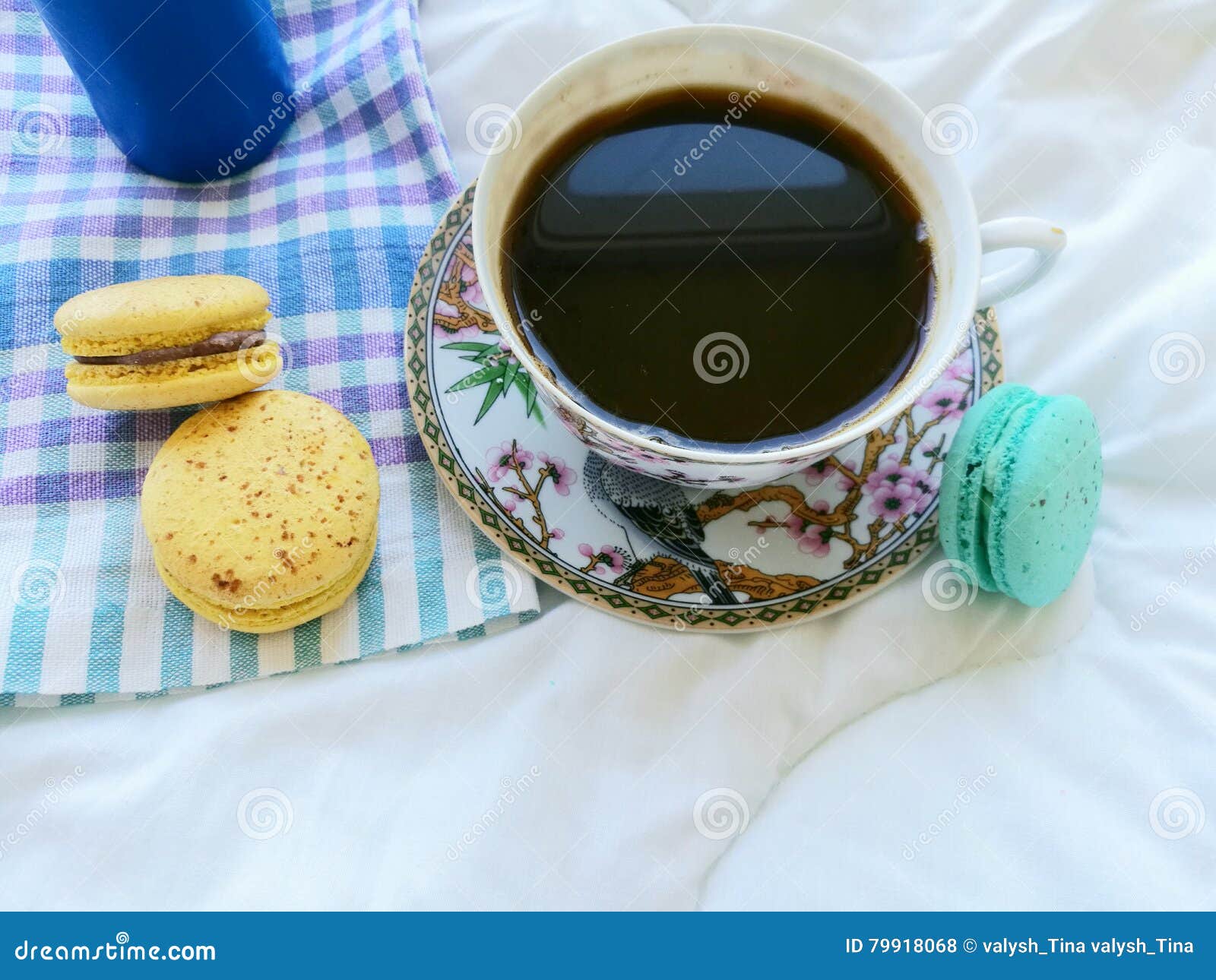 Have a good morning stock photo. Image of macaroons, time - 79918068