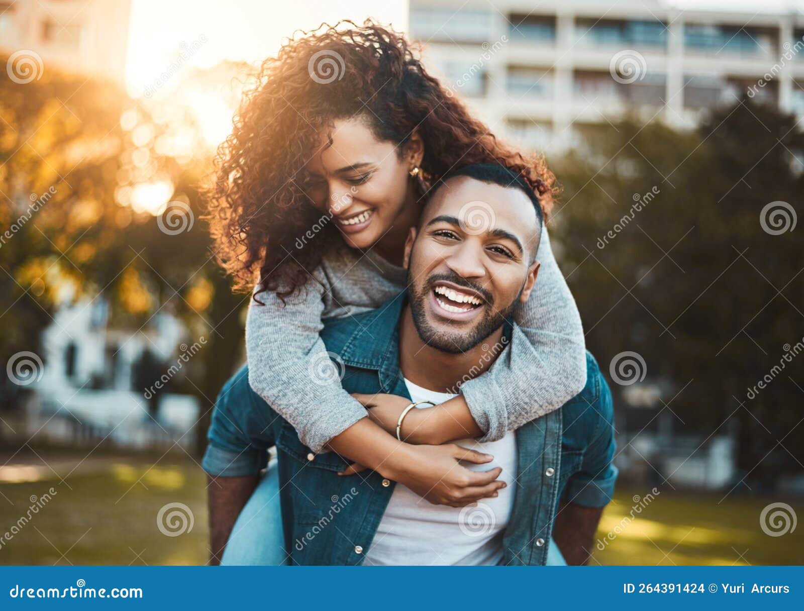 We always Have a Good Time Together. a Young Couple Having Fun Together ...