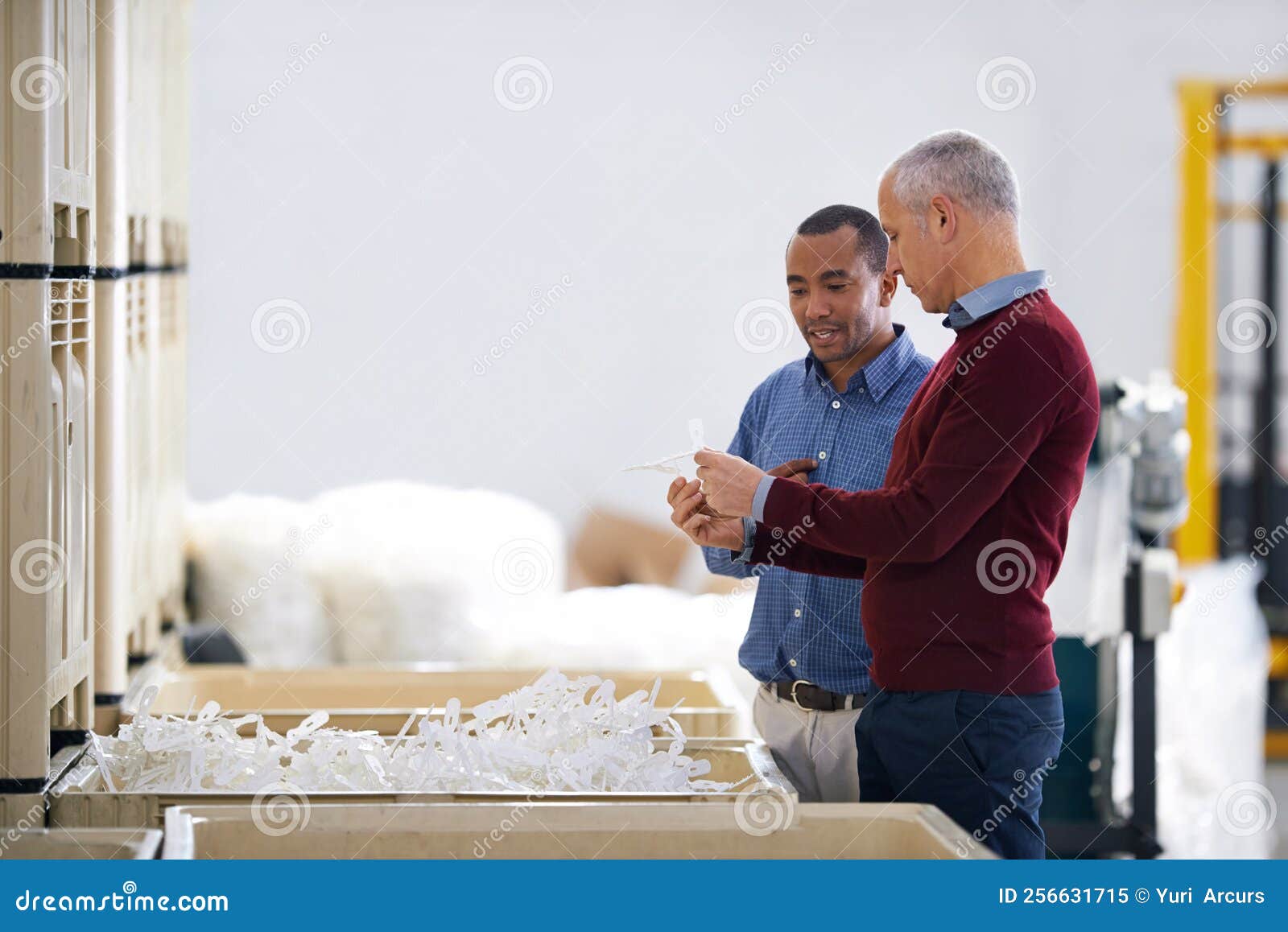 They Have the Highest Quality Output. Two Factory Managers Doing an ...