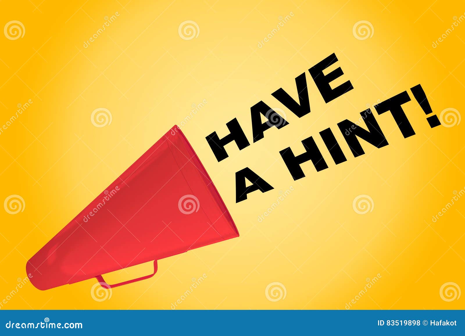 Have a Hint concept stock illustration. Illustration of inspiration ...