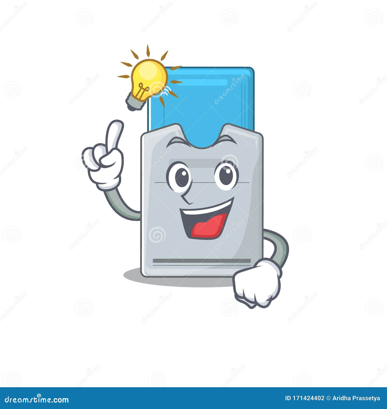 Have an Idea Gesture of Key Card Cartoon Character Design Stock Vector ...