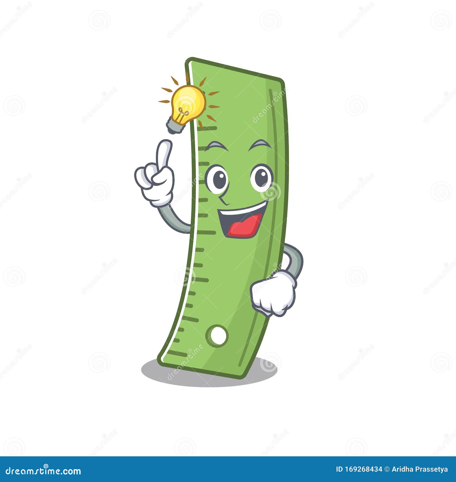 Ruler. Cartoon Measuring Tools With Metric And Inch Marks, Plastic ...