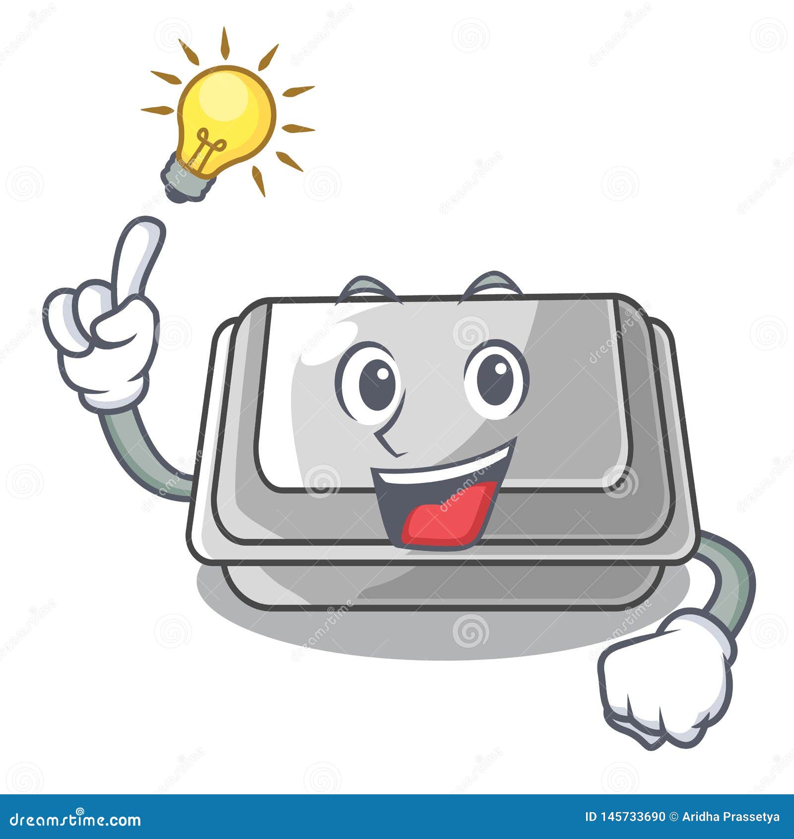 Have an Idea Plastic Box in the Character Closet Stock Vector ...