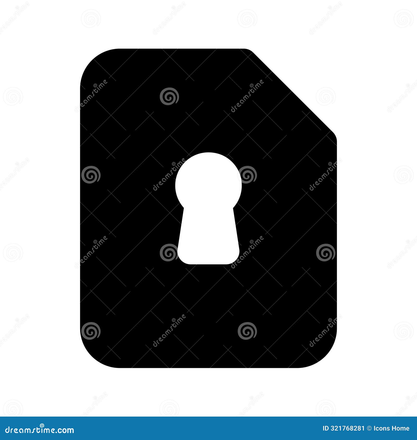 Have a Look at this Amazing Icon of Secure Document, Ready To Use ...