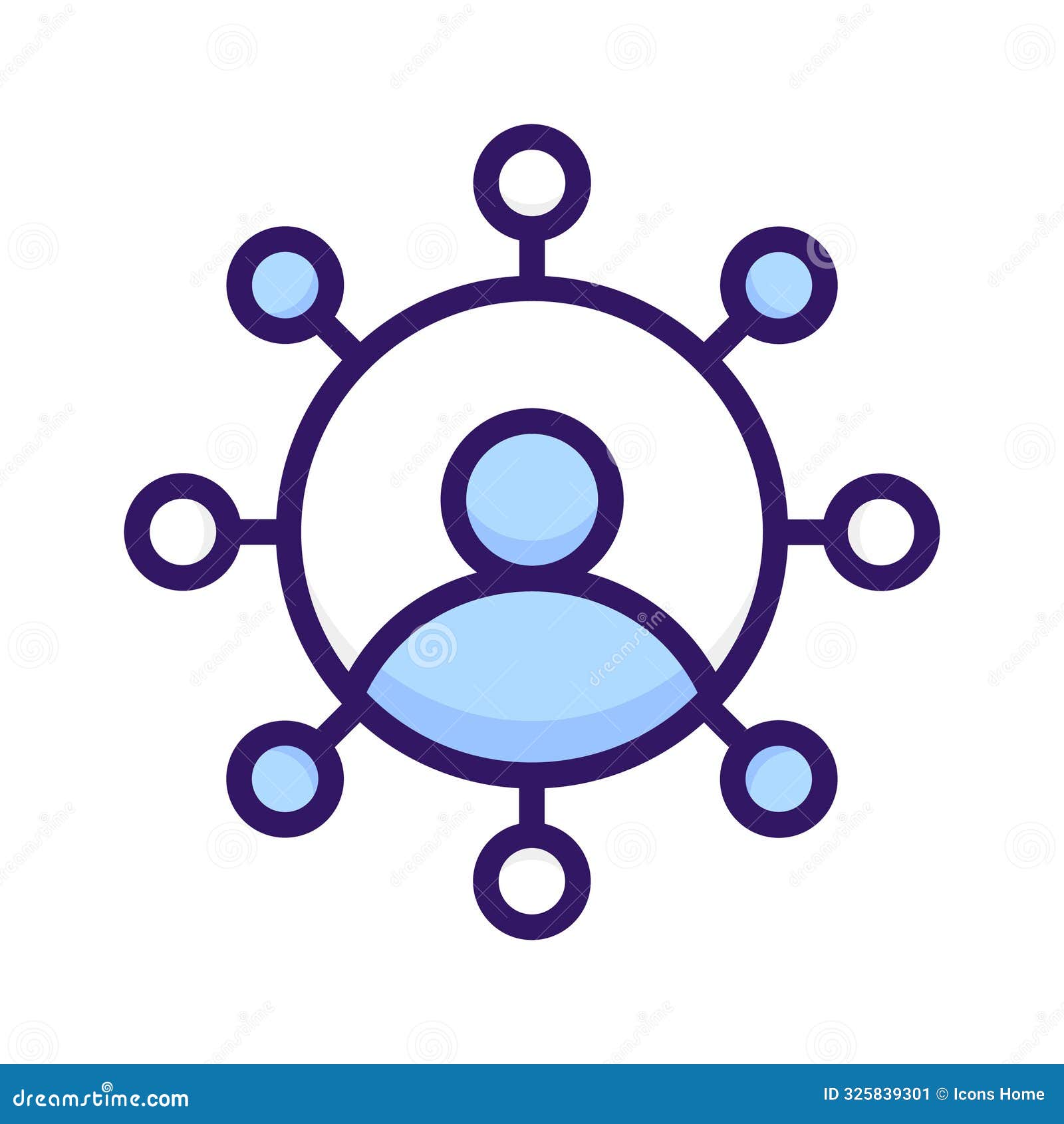 Have a Look at this Amazing Icon of User Network in Modern Style ...