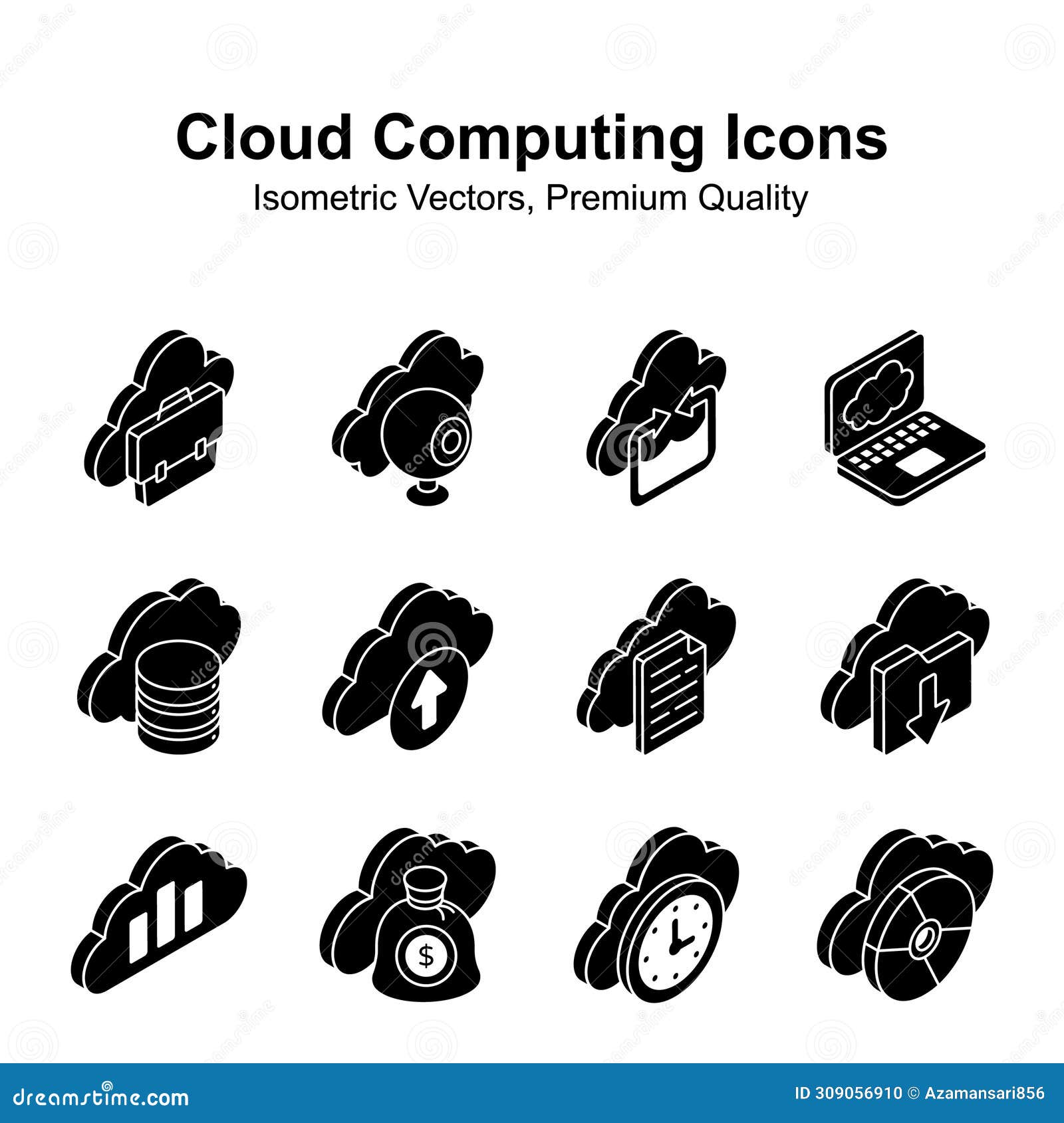 Have a Look at this Beautiful and Amazing Cloud Computing Isometric ...