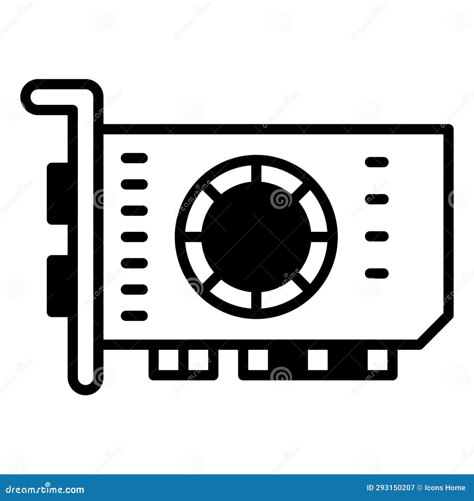 Have A Look At This Beautiful Icon Of Gpu Mining Customizable Vector