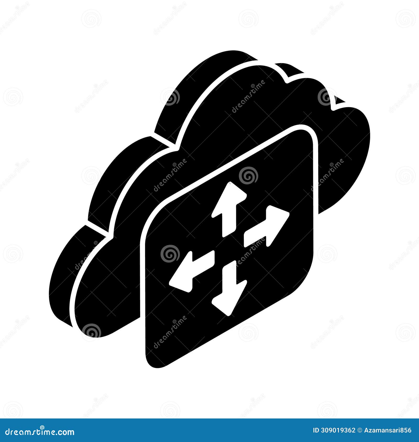 Have a Look at this Visually Perfect Icon of Cloud Distribution in ...