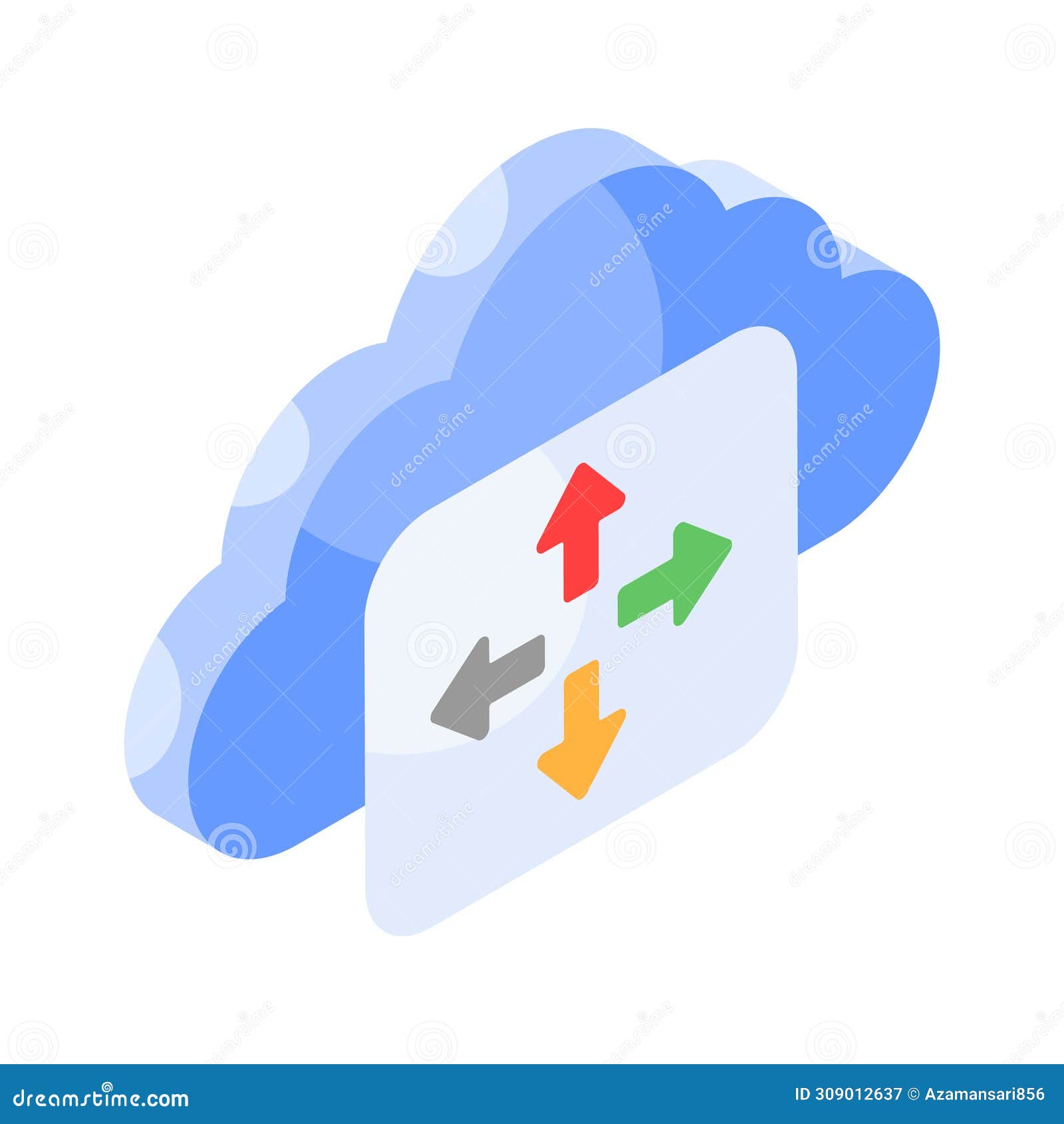 Have a Look at this Visually Perfect Icon of Cloud Distribution in ...