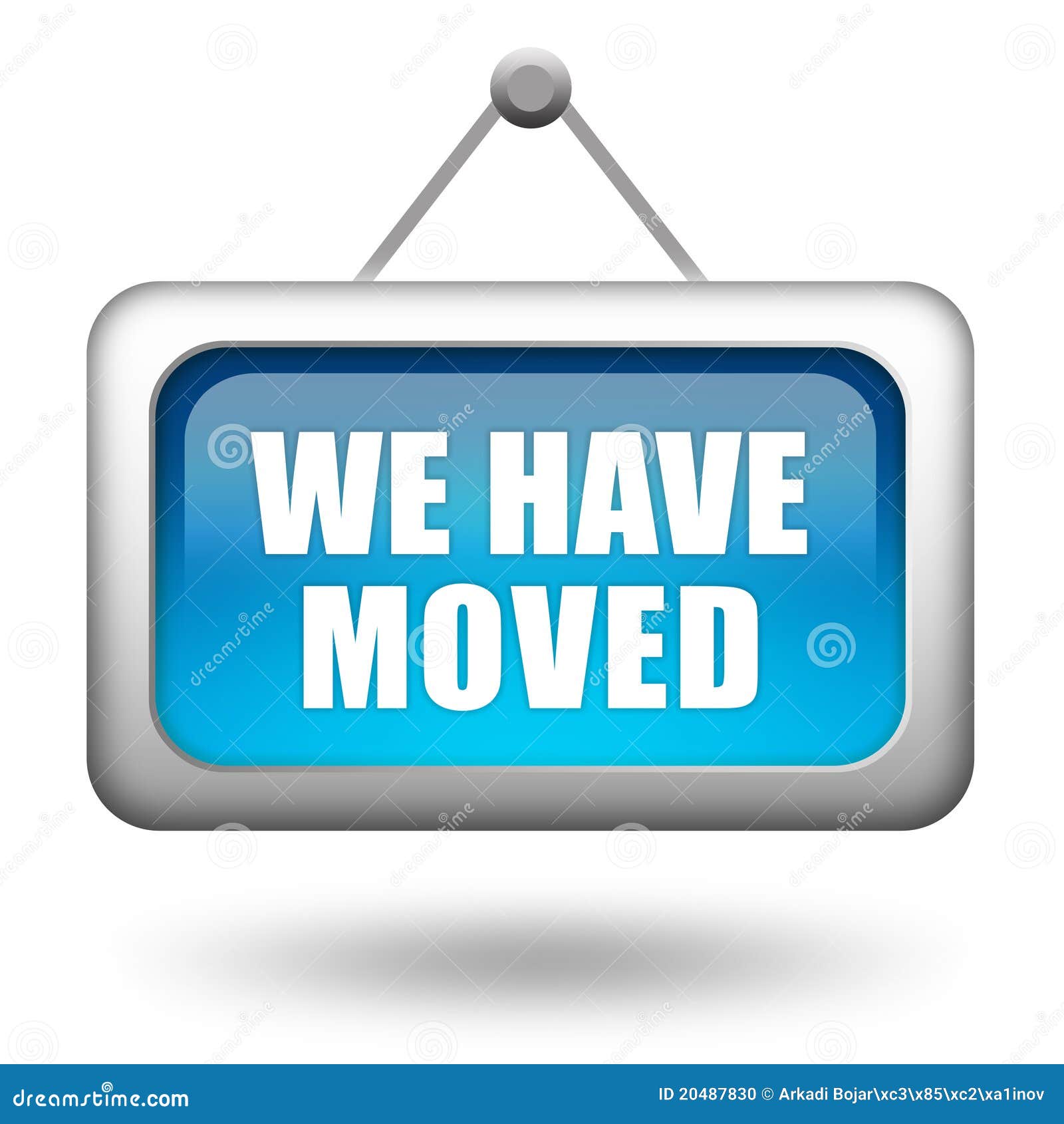 We Have Moved New Office Icon Location. Address Move Change Location ...