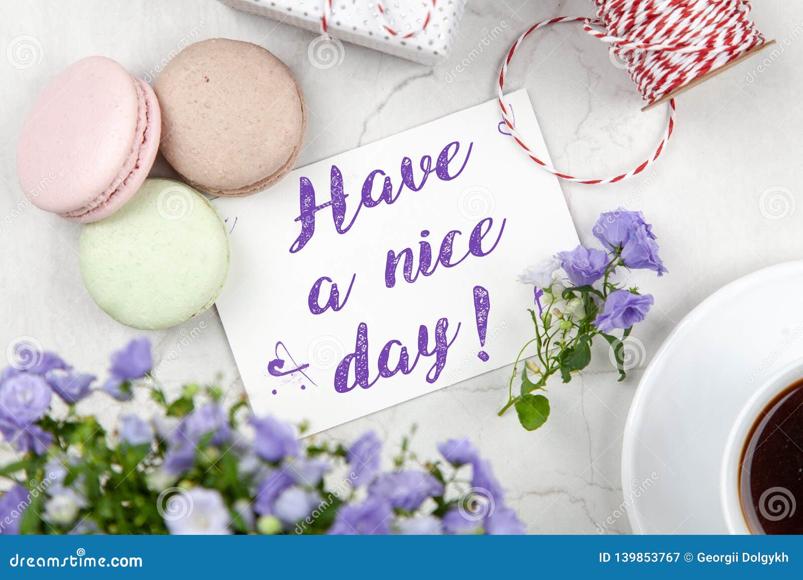 Have a Nice Day Note stock image. Image of greetings - 139853767