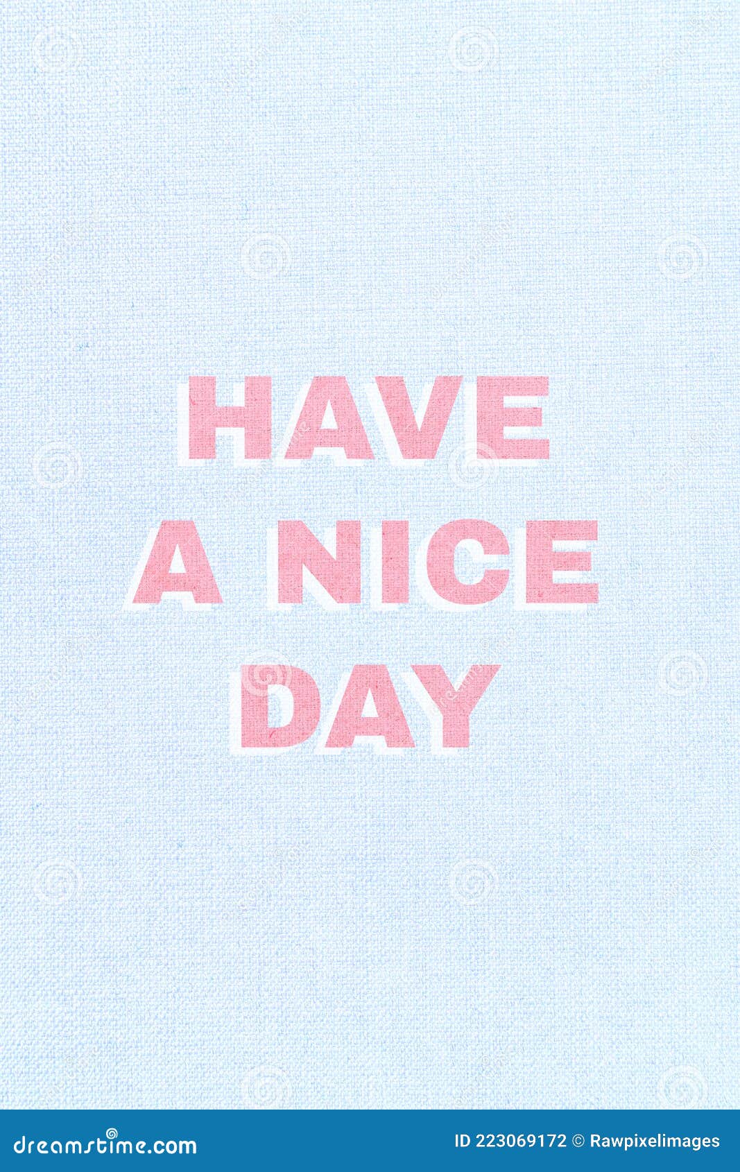Have a Nice Day Shadow Font Typography Stock Illustration ...