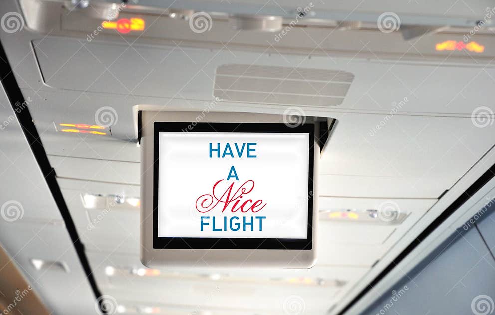Have a nice flight stock photo. Image of depart, airport - 10381450