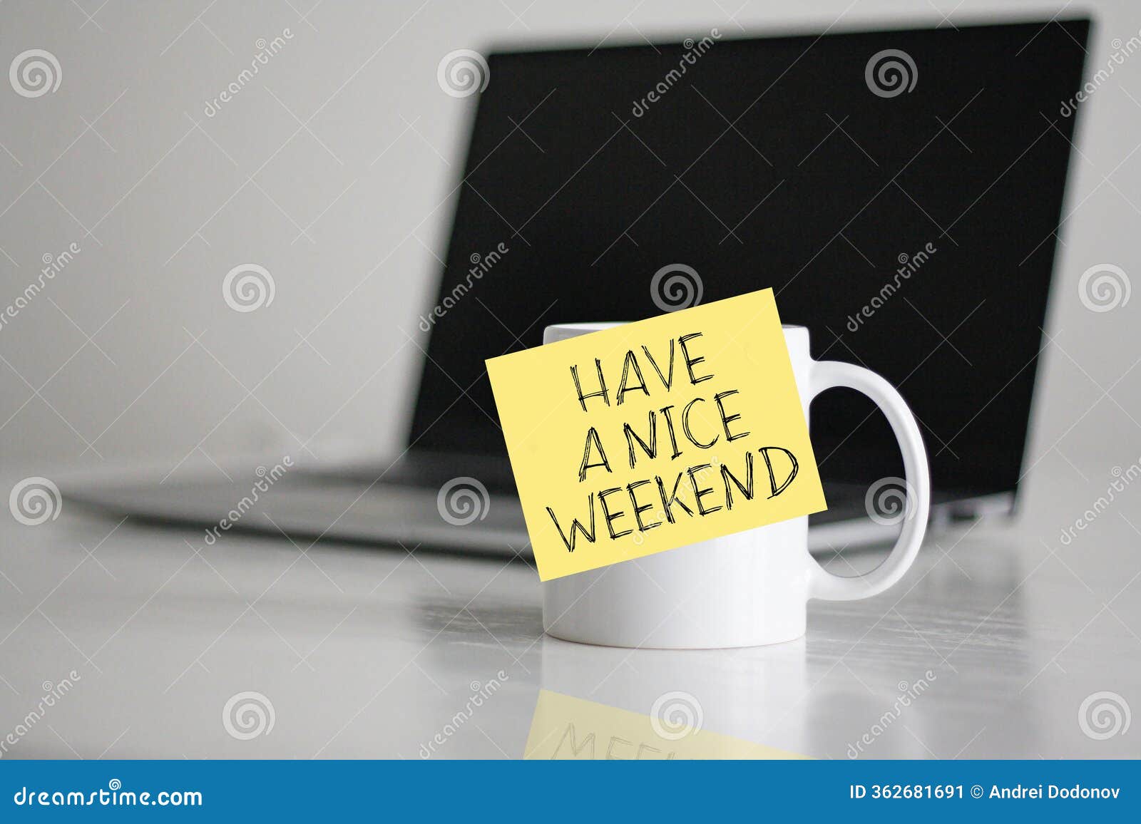 Have a Nice Weekend is Shown Using the Text Stock Image - Image of note ...