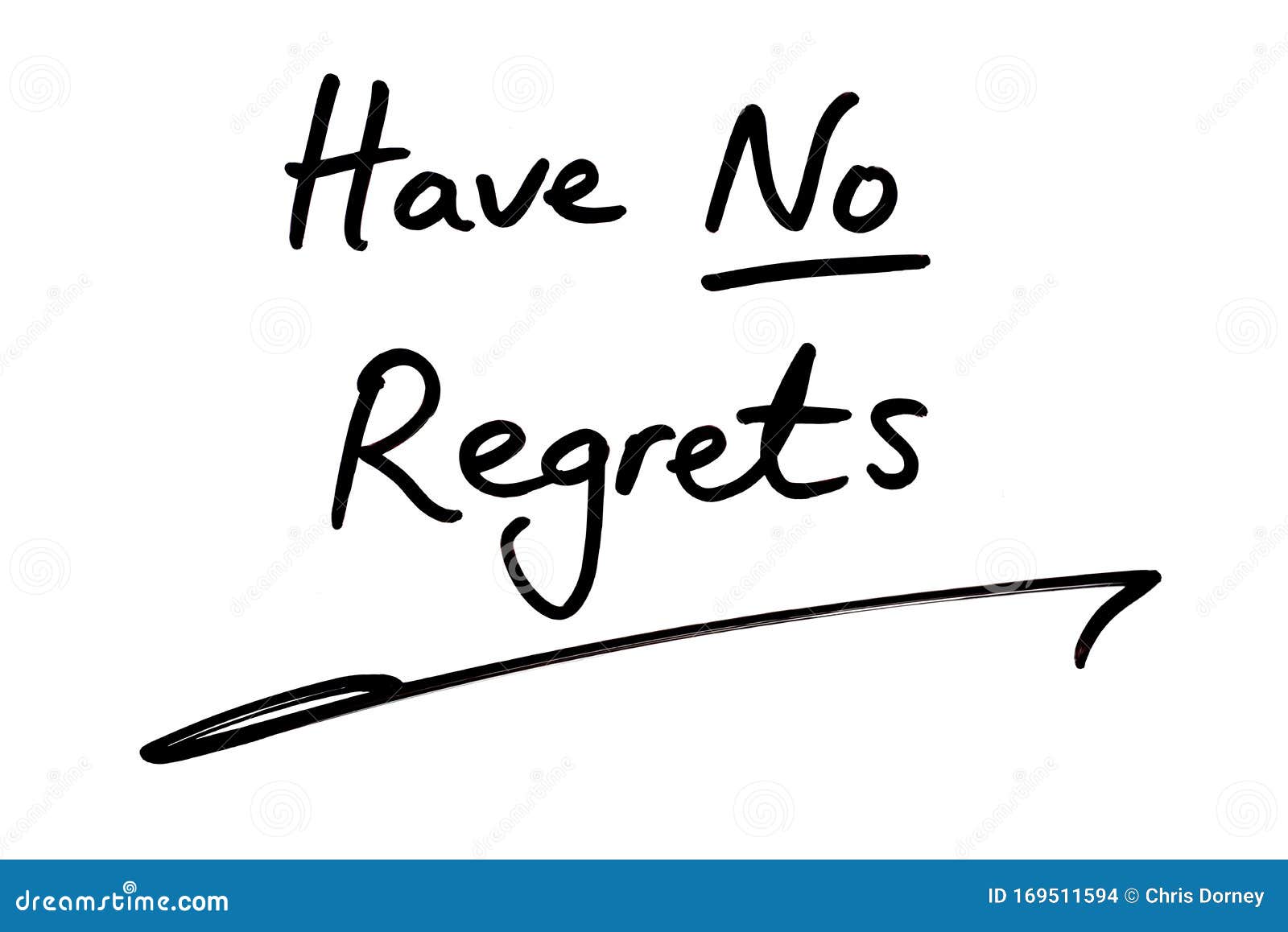 Have No Regrets stock illustration. Illustration of office - 169511594