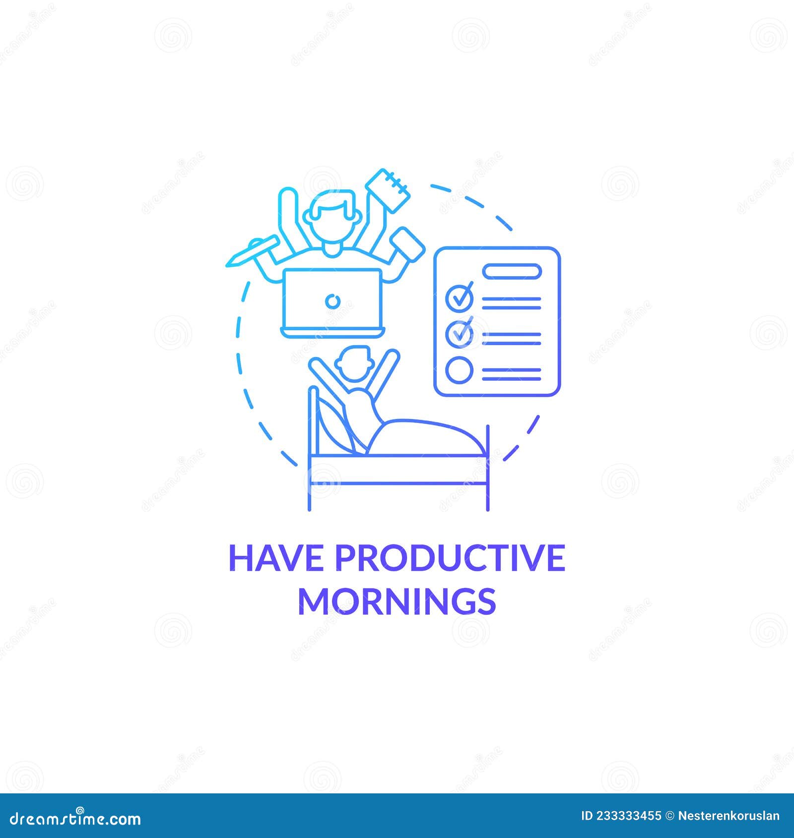 Productive Blue Grey Horizontal Royalty-Free Stock Photo ...