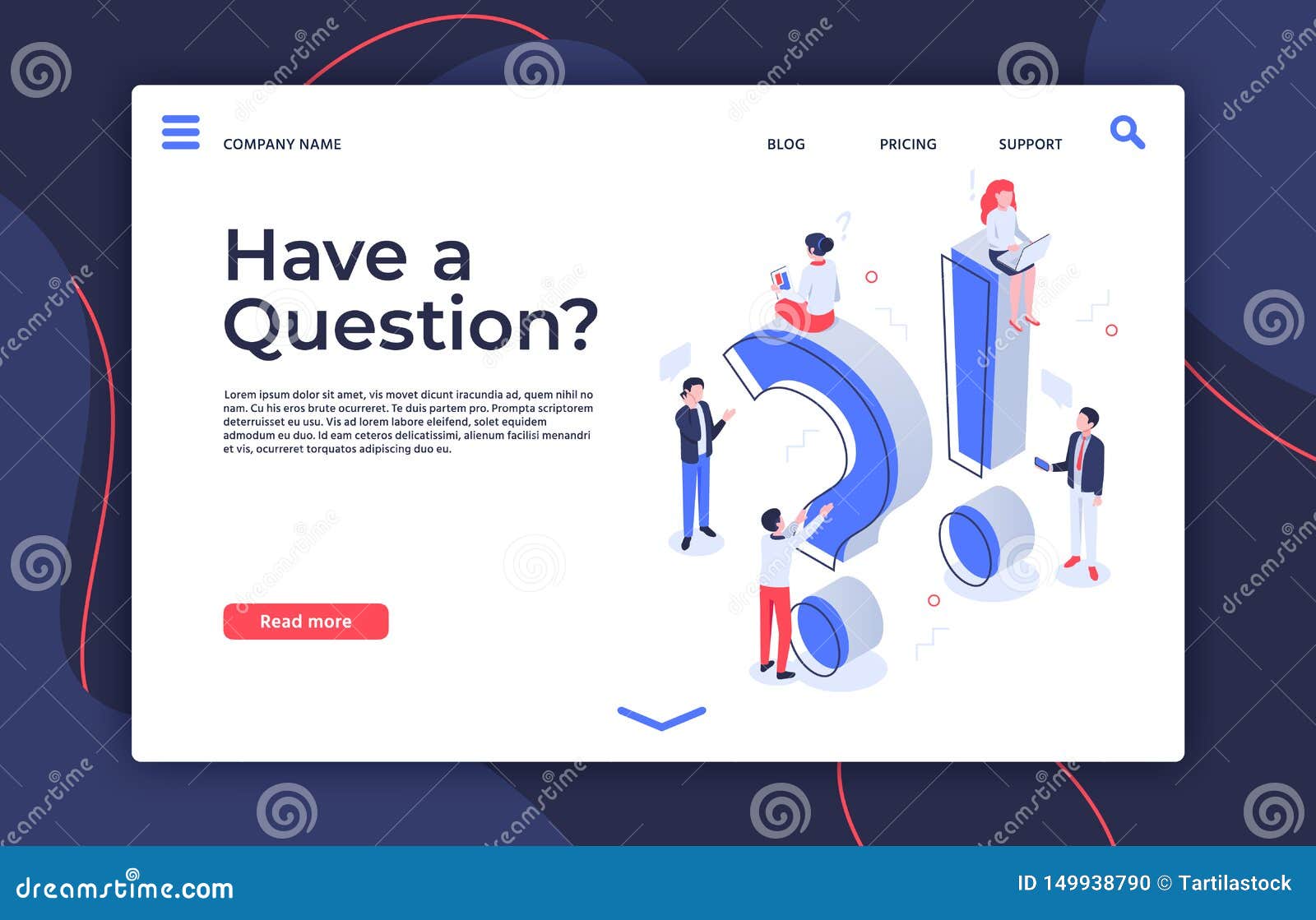 Have Question. Isometric Questioning Persons, How To Asking and Ask ...