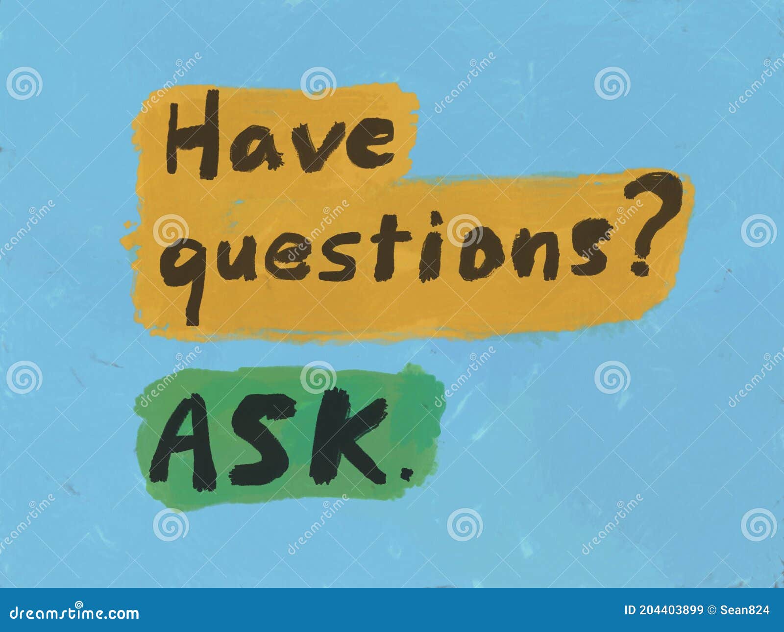 Have questions ask stock illustration. Illustration of question - 204403899
