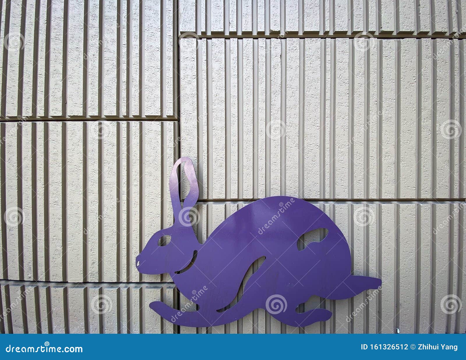 Have a Rabbit Shaped Object on the Wall Stock Photo - Image of golf ...