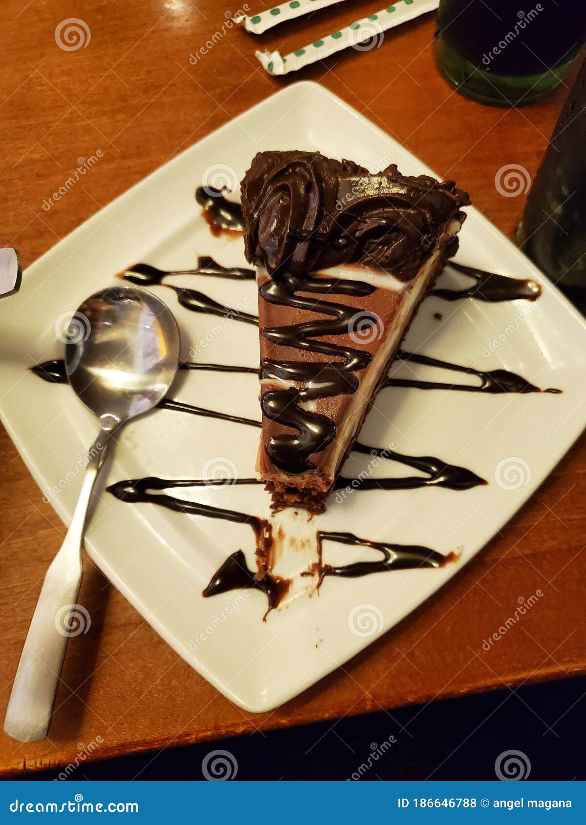 Have some Dessert stock photo. Image of chocolate, cake - 186646788