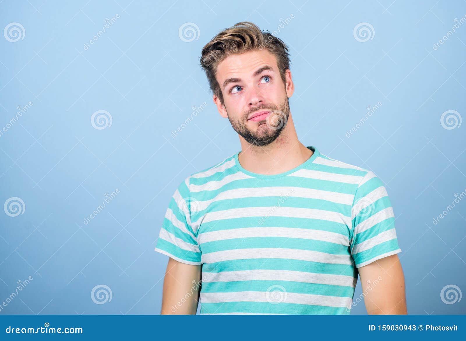 Have Some Doubts. Thoughtful Expression. Need To Think. Find Solution ...