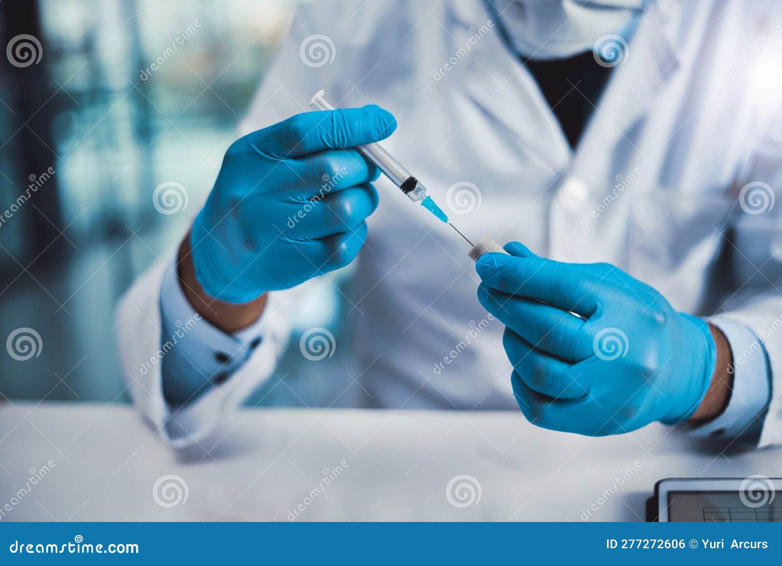 Have To Make Sure Its Inserted Properly. an Unrecognizable Scientist ...