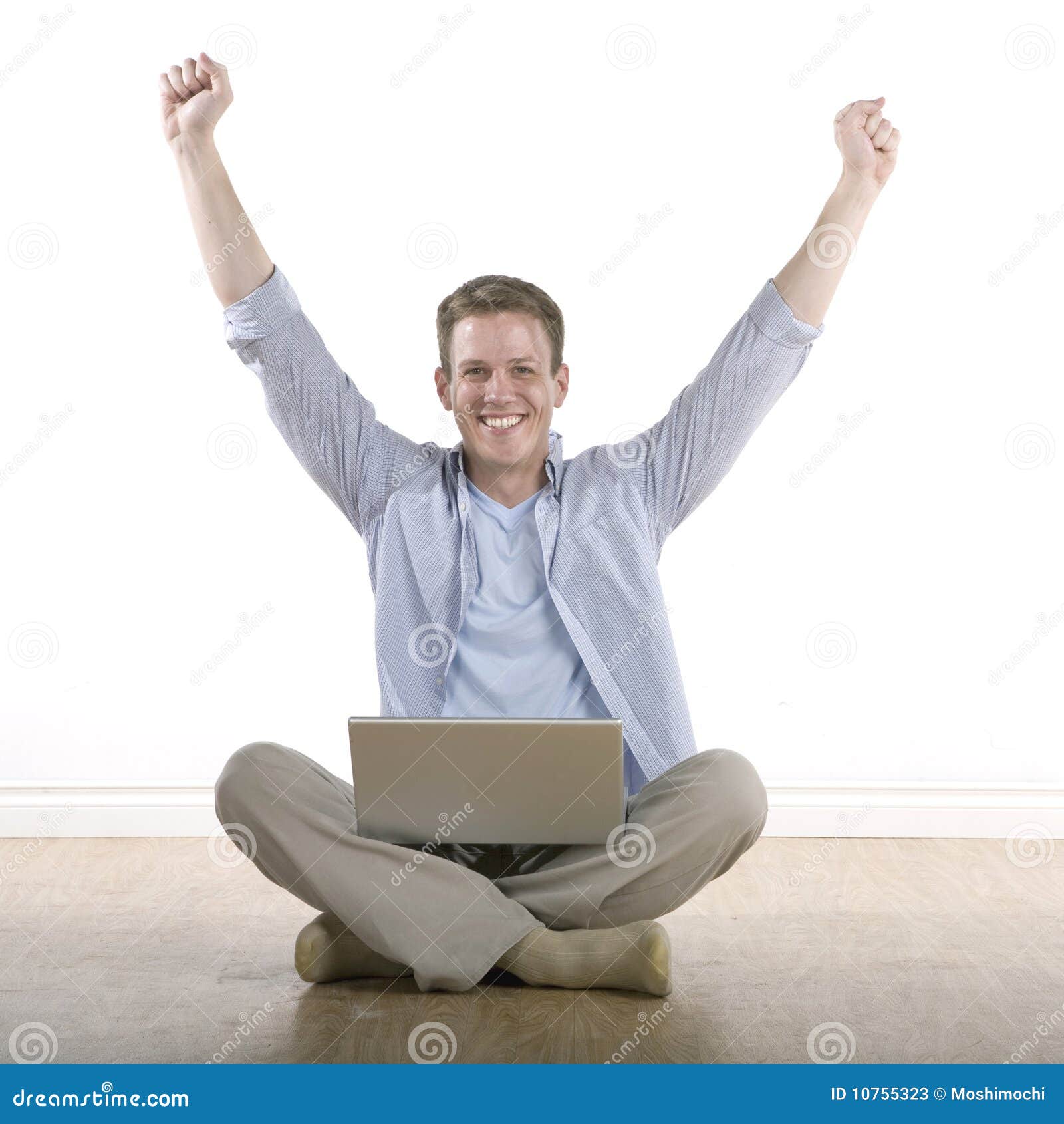 We have a winner! stock image. Image of seated, person - 10755323