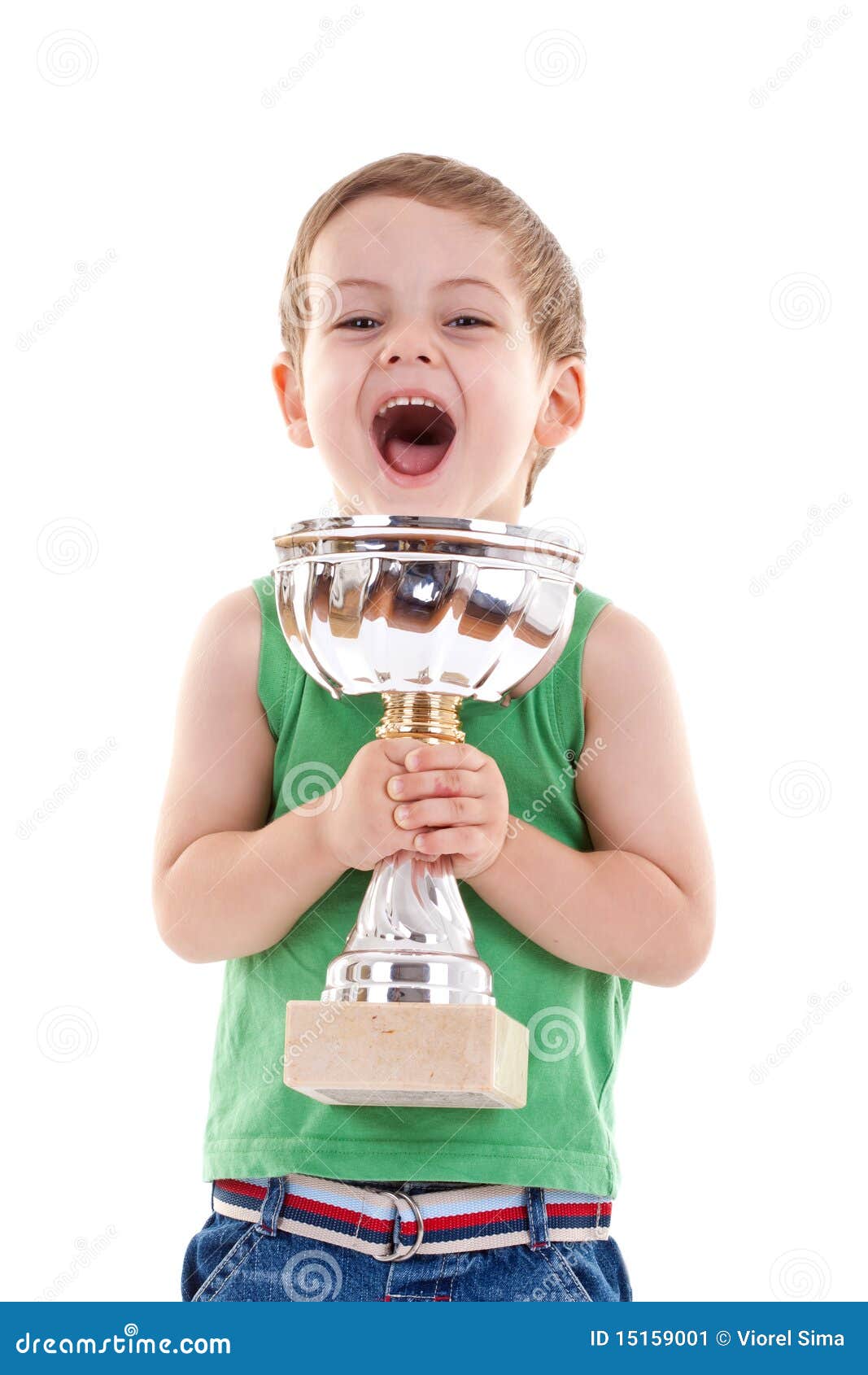 We have a winner! stock image. Image of success, trophy - 15159001