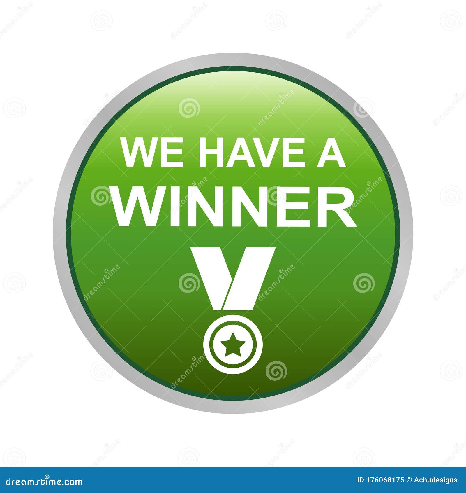 Winner button stock vector. Illustration of betting - 176068175