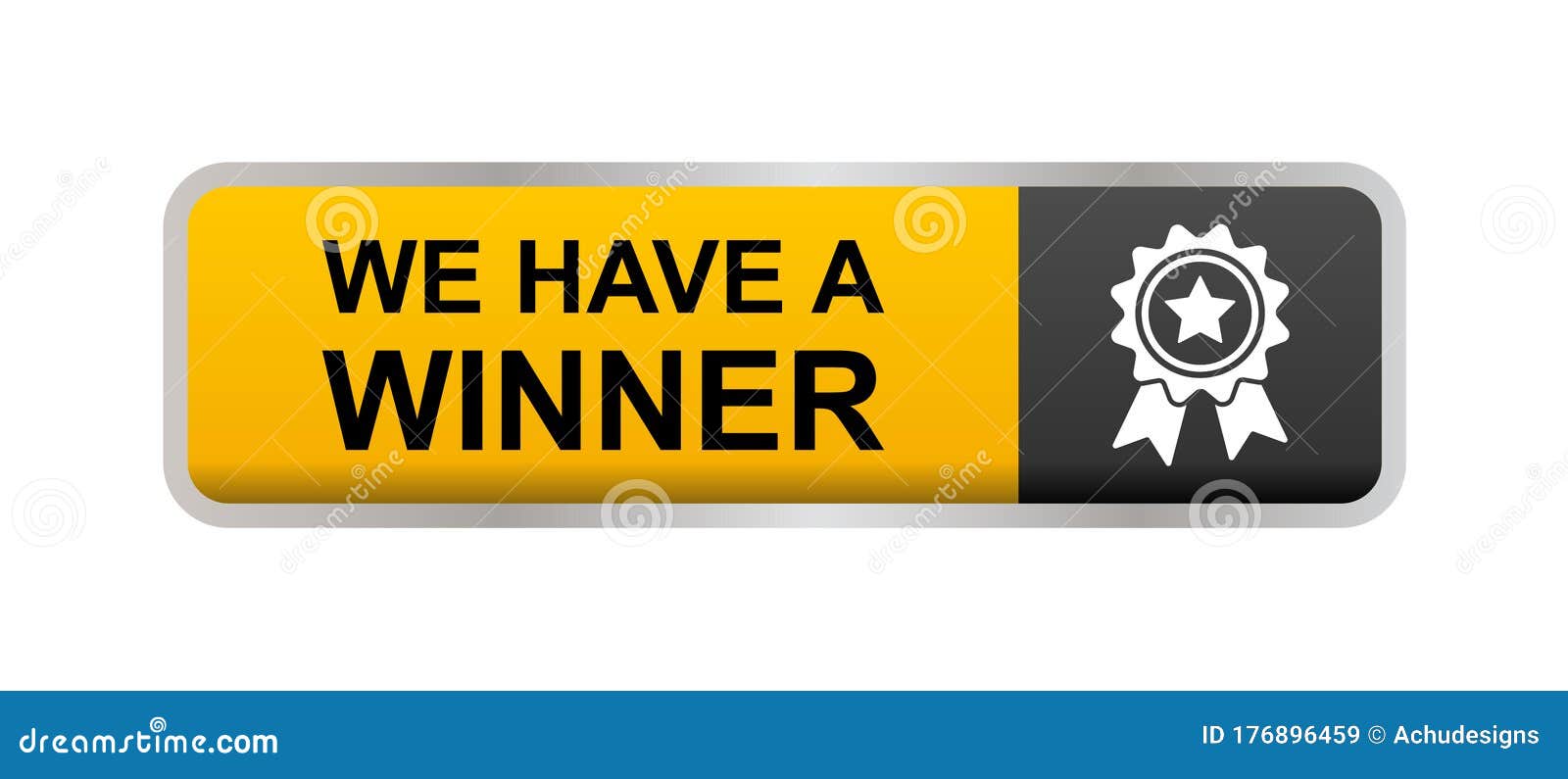 Winner button stock vector. Illustration of clearance - 176896459