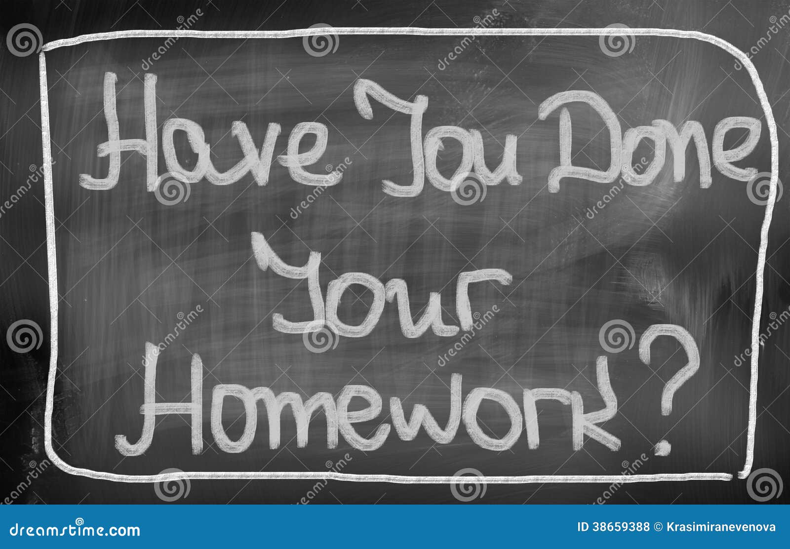 Have You Done Your Homework Concept Stock Illustration - Illustration ...
