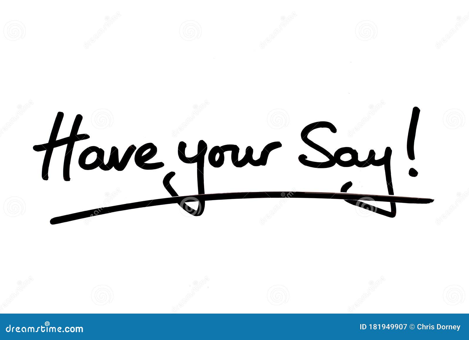 Have Your Say Traffic Sign Stock Photography | CartoonDealer.com #210710690