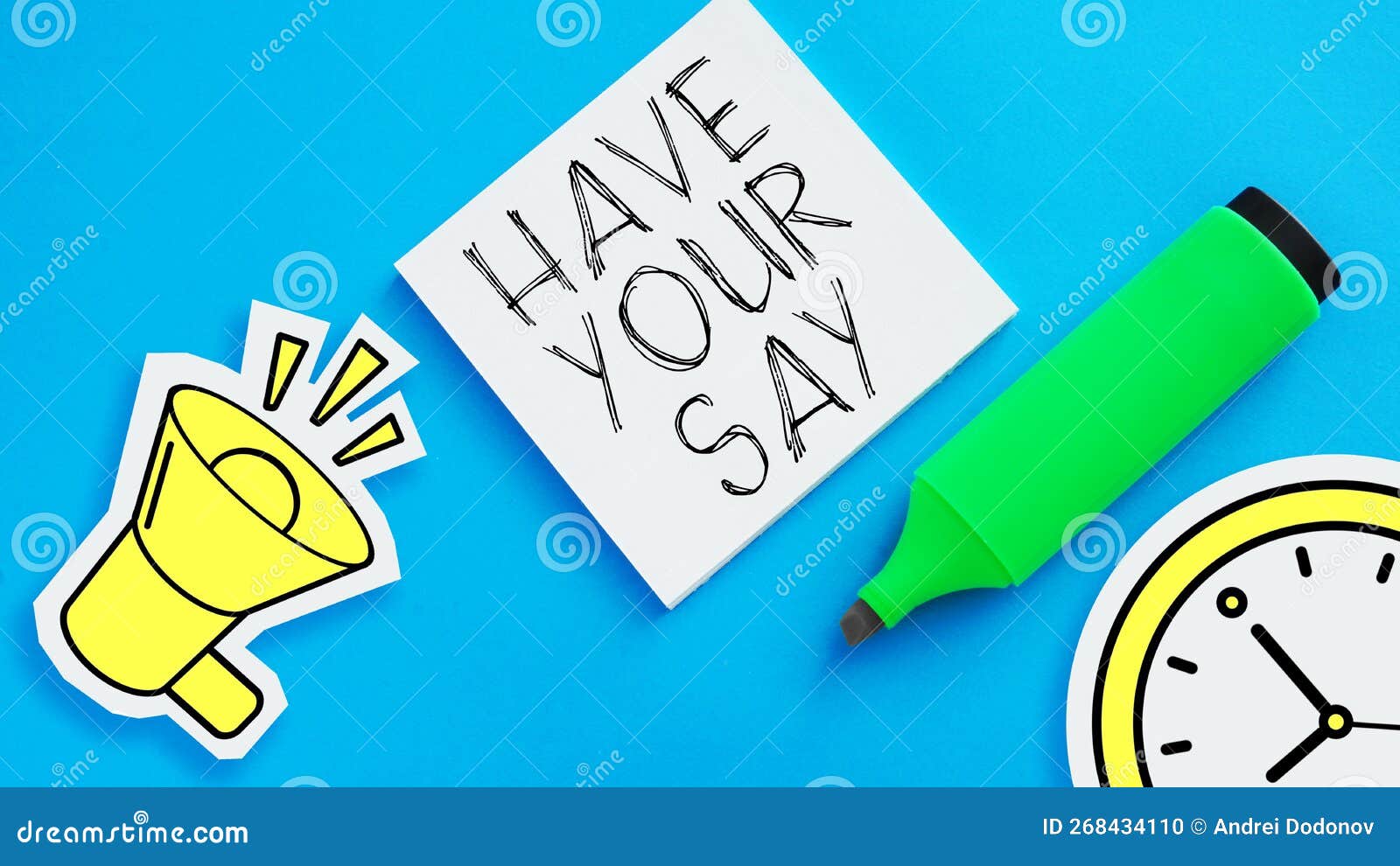 Have Your Say is Shown Using the Text Stock Photo - Image of text ...