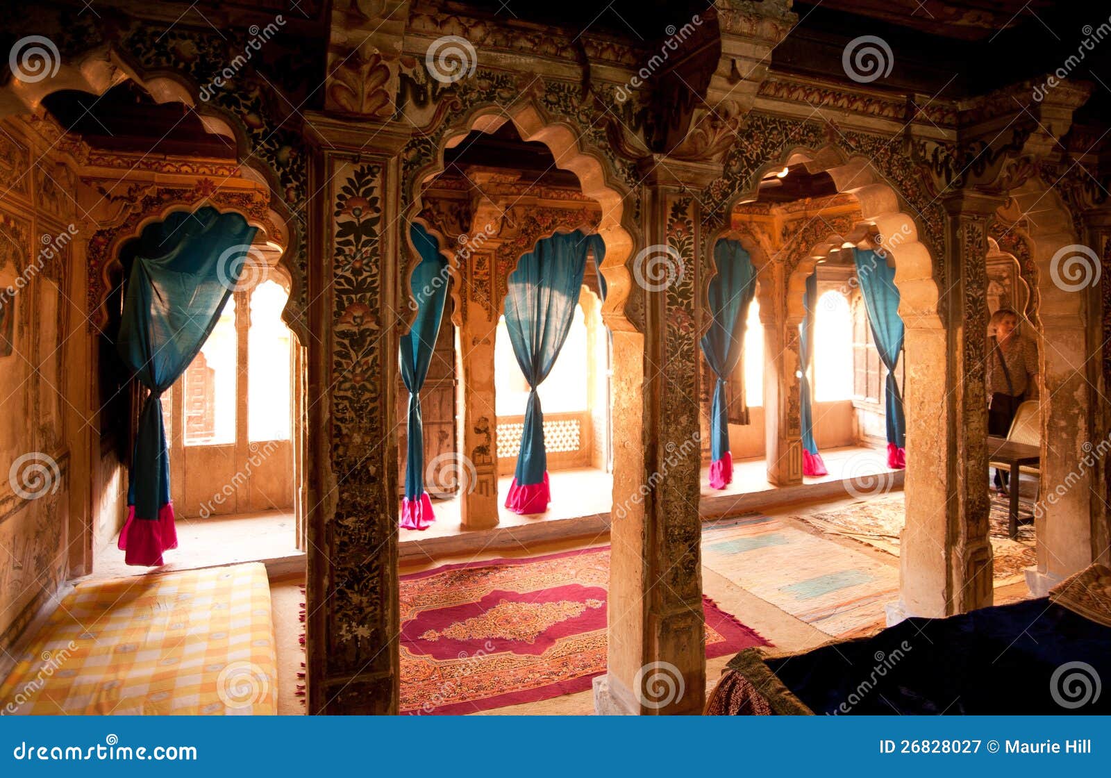 Haveli Interior stock image. Image of house, pillars - 26828027