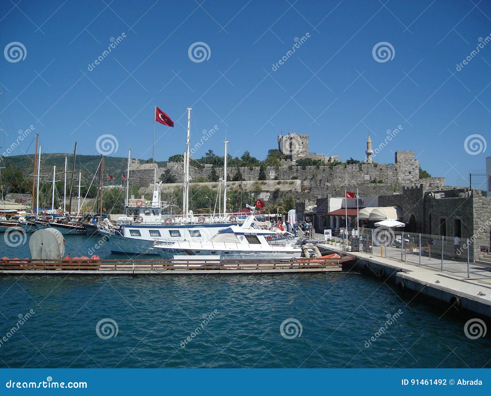 Haven van Bodrum, Turkije redactionele fotografie. Image of toerisme ...
