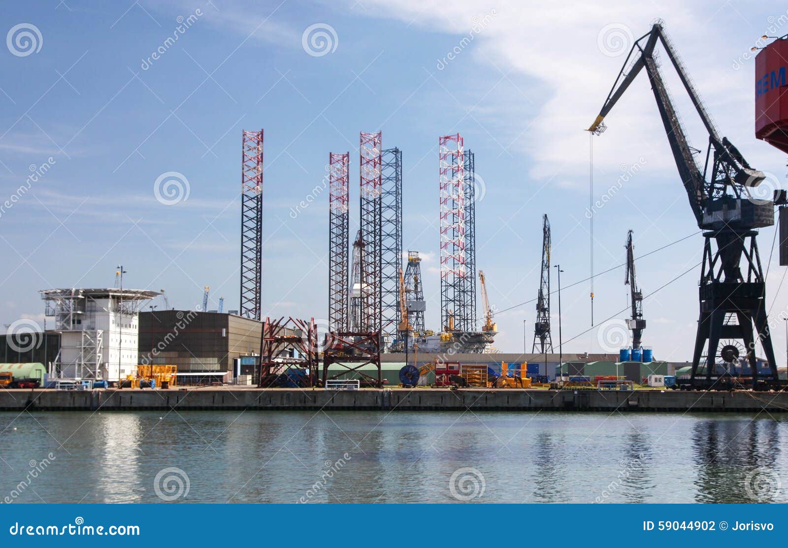 Haven Van Rotterdam, Grootste Haven in Europa Redactionele Fotografie ...